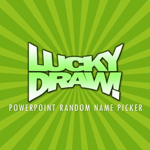 LUCKY DRAW! Powerpoint Random Name Picker - Etsy