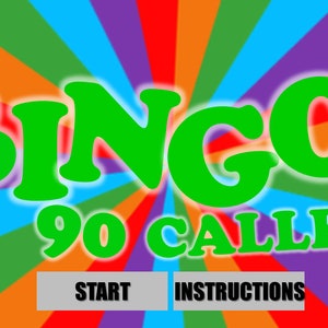 BINGO! 90 Caller Powerpoint Template - Etsy