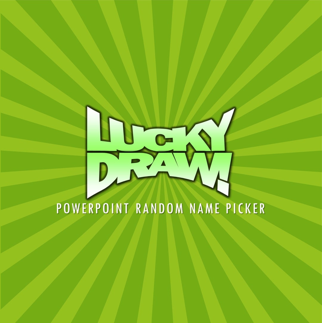 LUCKY DRAW! Powerpoint Random Name Picker - Etsy