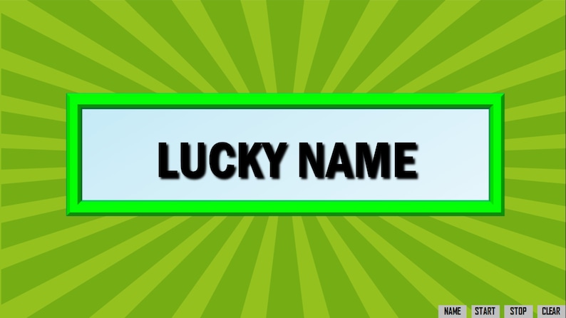 LUCKY DRAW! Powerpoint Random Name Picker - Etsy