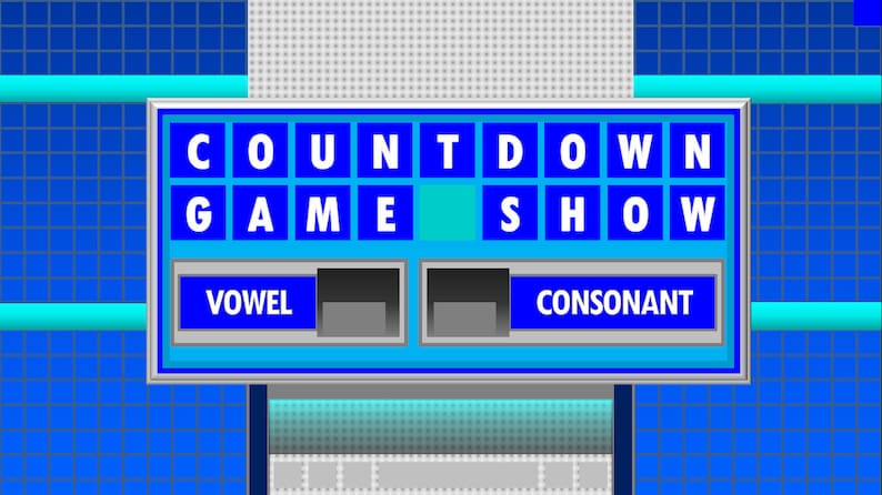 COUNTDOWN Game Show Powerpoint Template (v1.2 Bugs Fixed) - Etsy