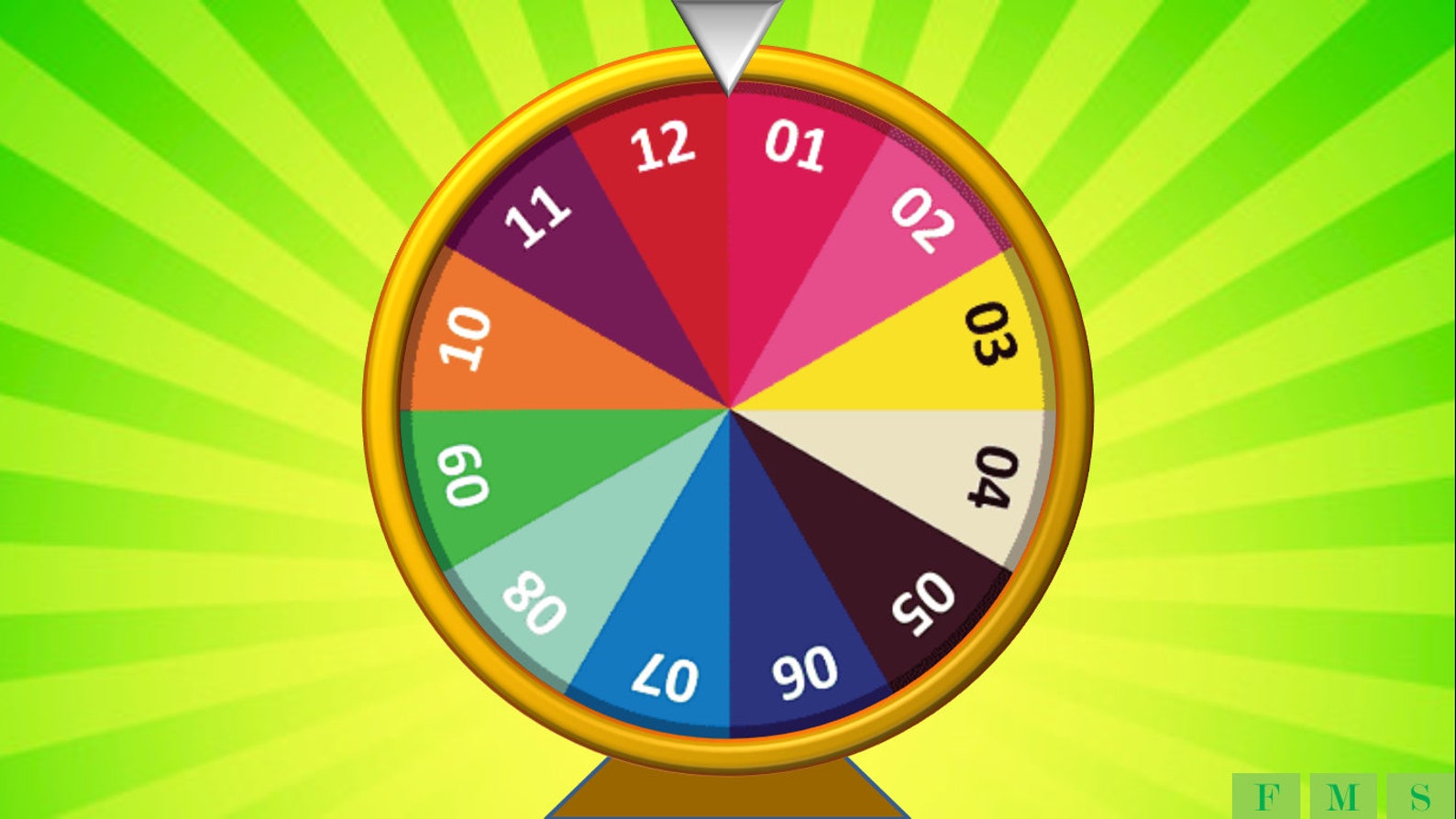 LUCKY WHEEL Powerpoint Randomizer - Etsy