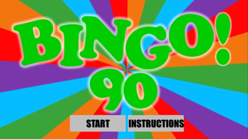 BINGO! 90 Numbers Randomizer Powerpoint Template - Etsy