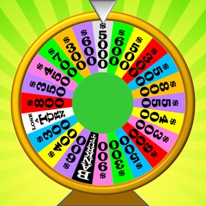 LUCKY WHEEL Powerpoint Randomizer - Etsy