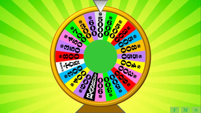 LUCKY WHEEL Powerpoint Randomizer - Etsy