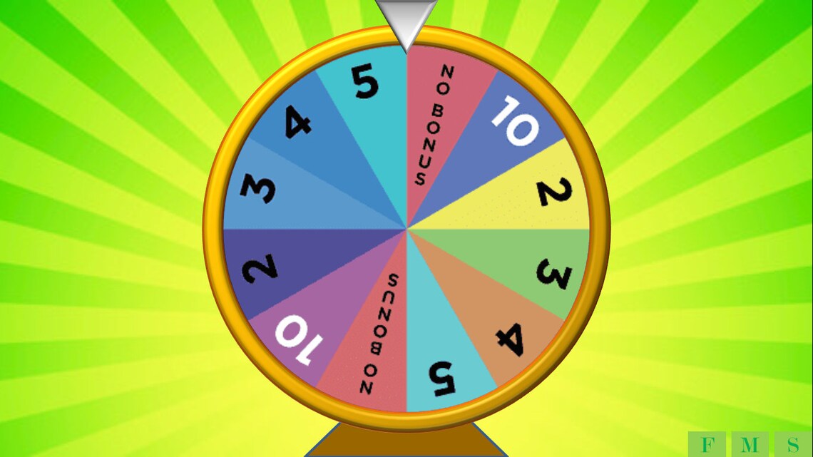 LUCKY WHEEL Powerpoint Randomizer - Etsy