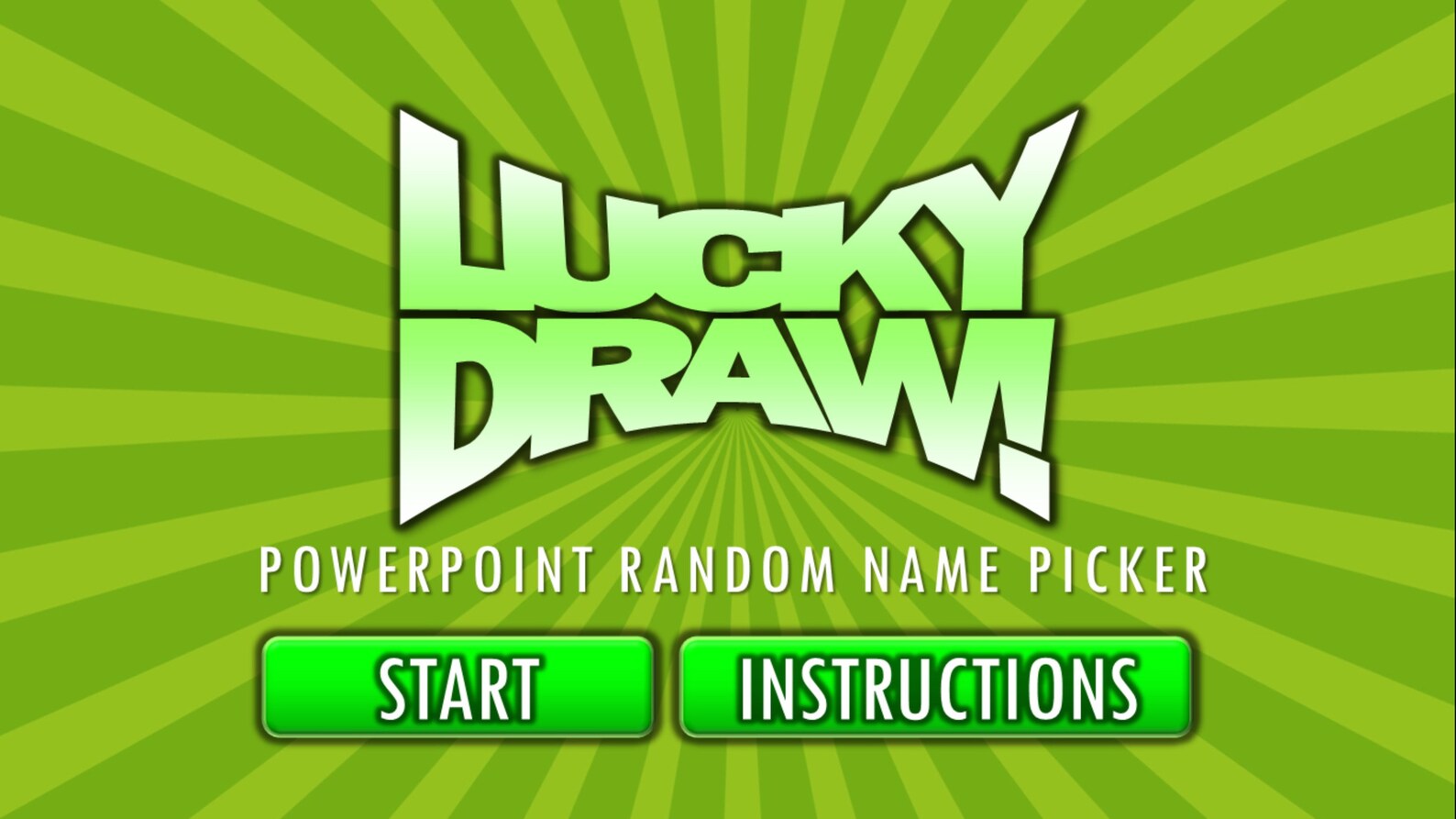 LUCKY DRAW! Powerpoint Random Name Picker - Etsy