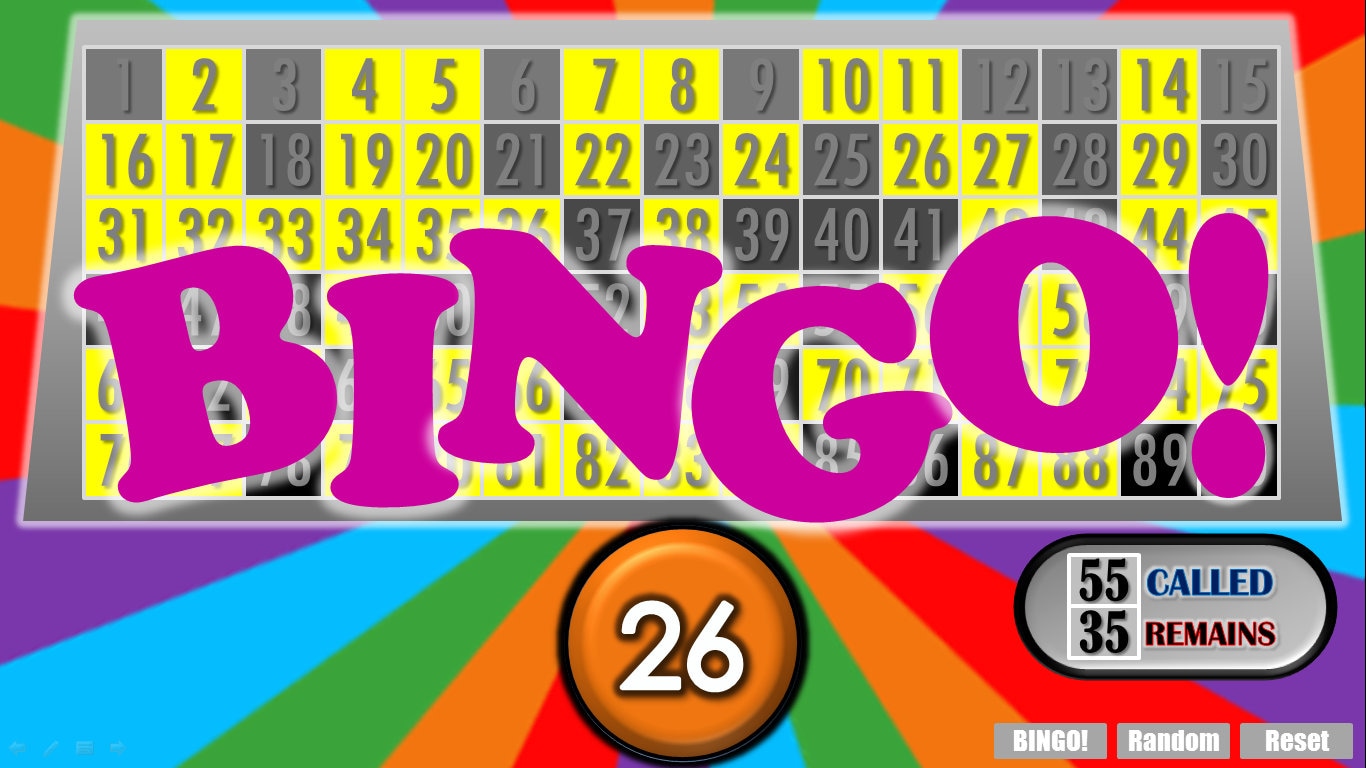 BINGO! 90 Numbers Randomizer Powerpoint Template - Etsy