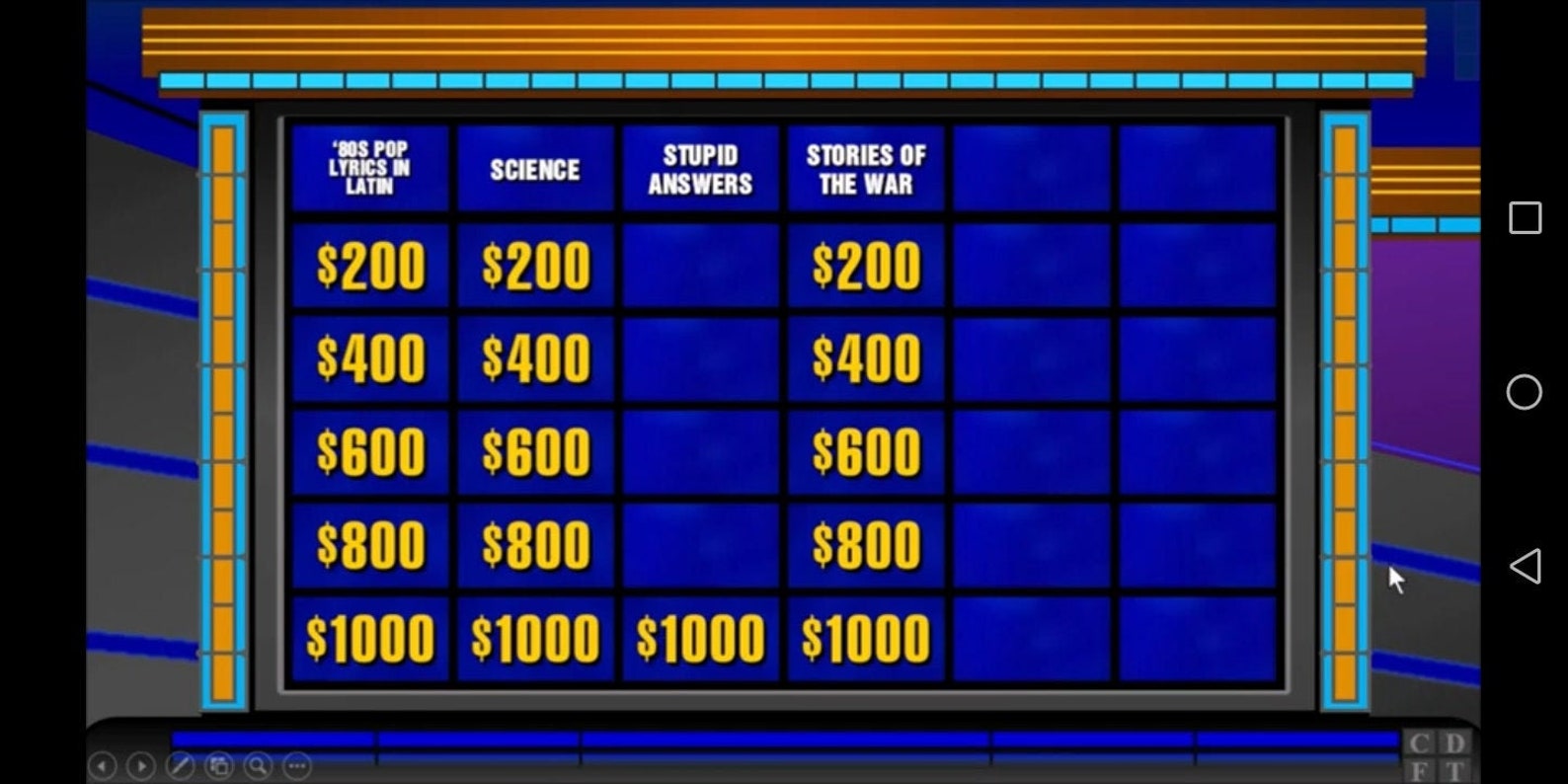 Jeopardy! Powerpoint Game Template V2.5 - Etsy