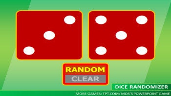 Dice Randomizer Powerpoint Template - Etsy