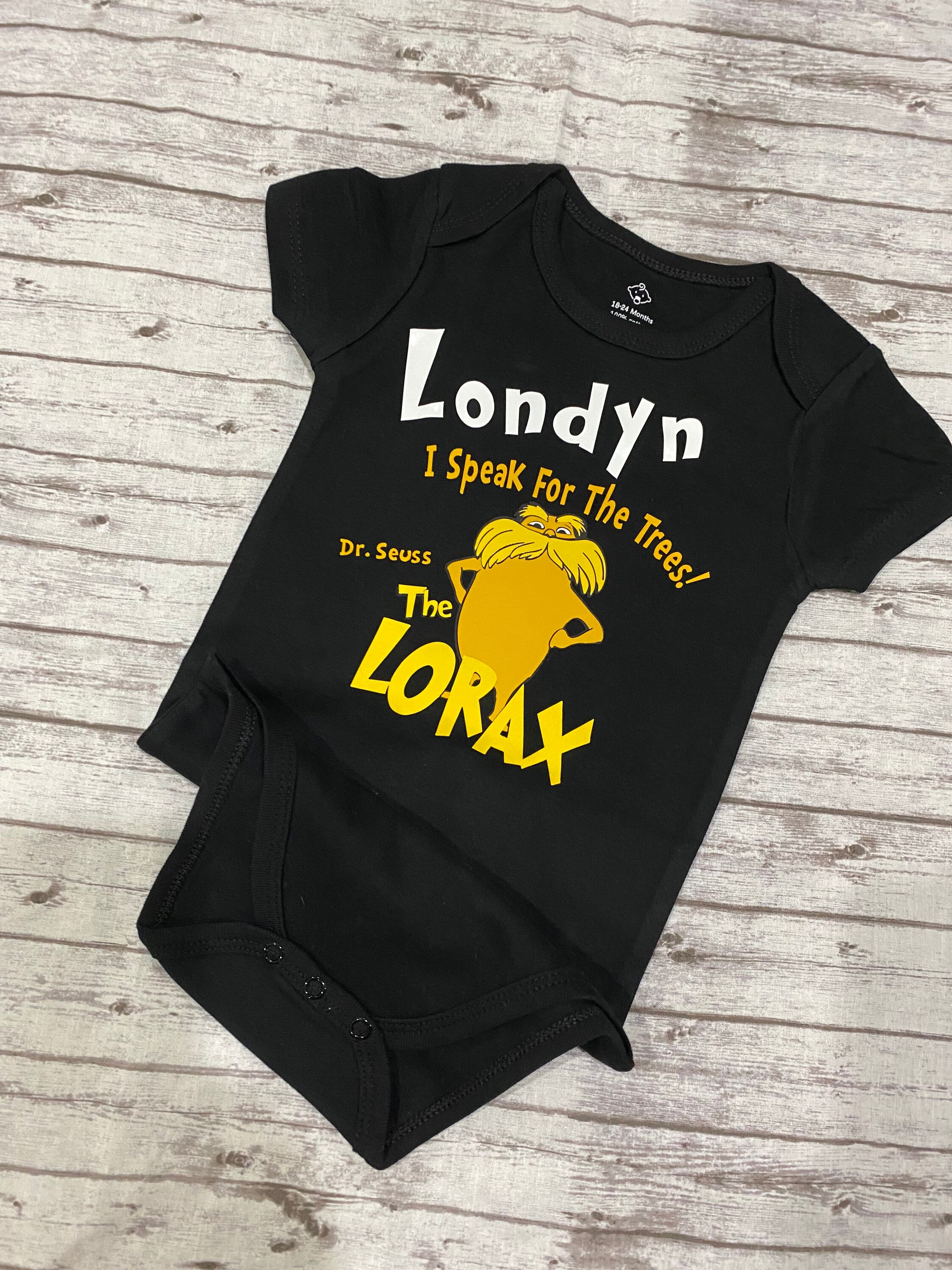 THE Lorax I Speak for the Trees Baby onesie t shirt | Etsy