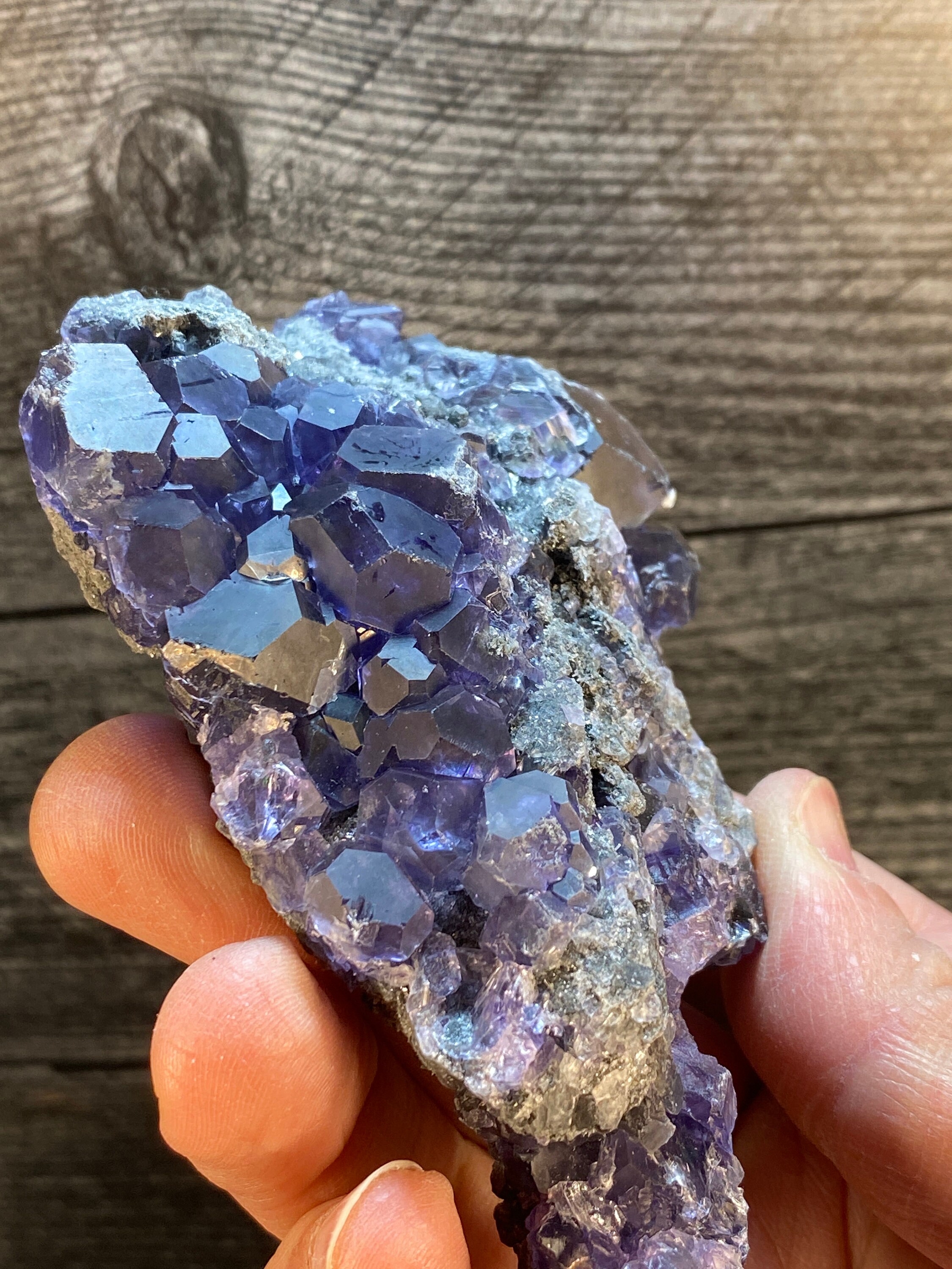 Really Nice Purple Tanzanite Colored Fluorite Crystals on - Etsy