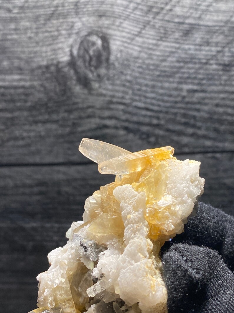 Pyrolusite Included Calcite Crystal Cluster – Fujian Mineral Specimen ...