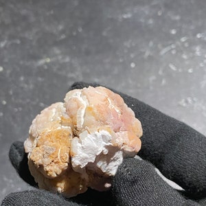 Beautiful Cave Popcorn Calcite With Gypsum Micro Crystals With Red ...