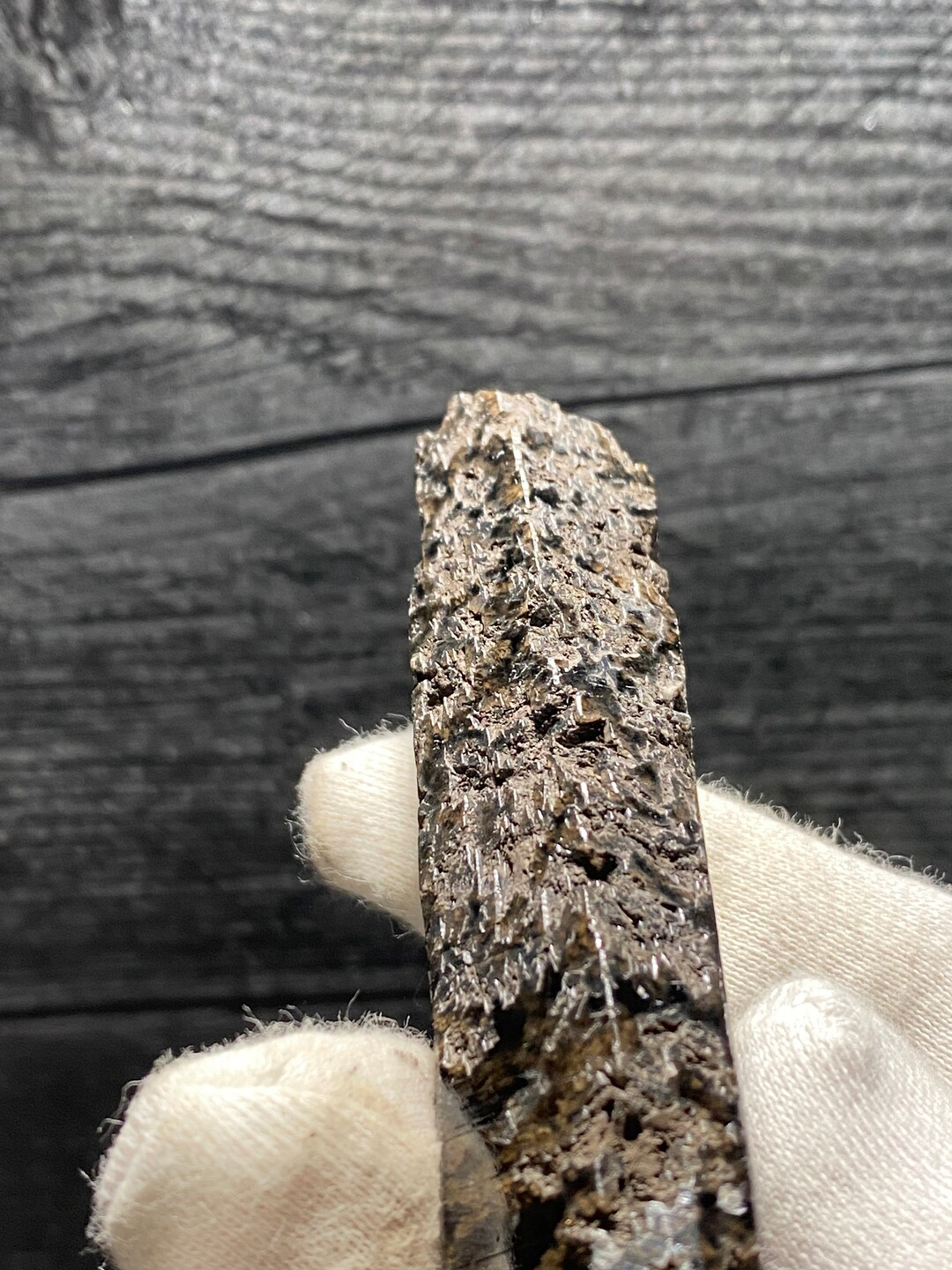 Rare Very Nice Columnar Hexagonal Calcite Shiny Crystal With Brown ...