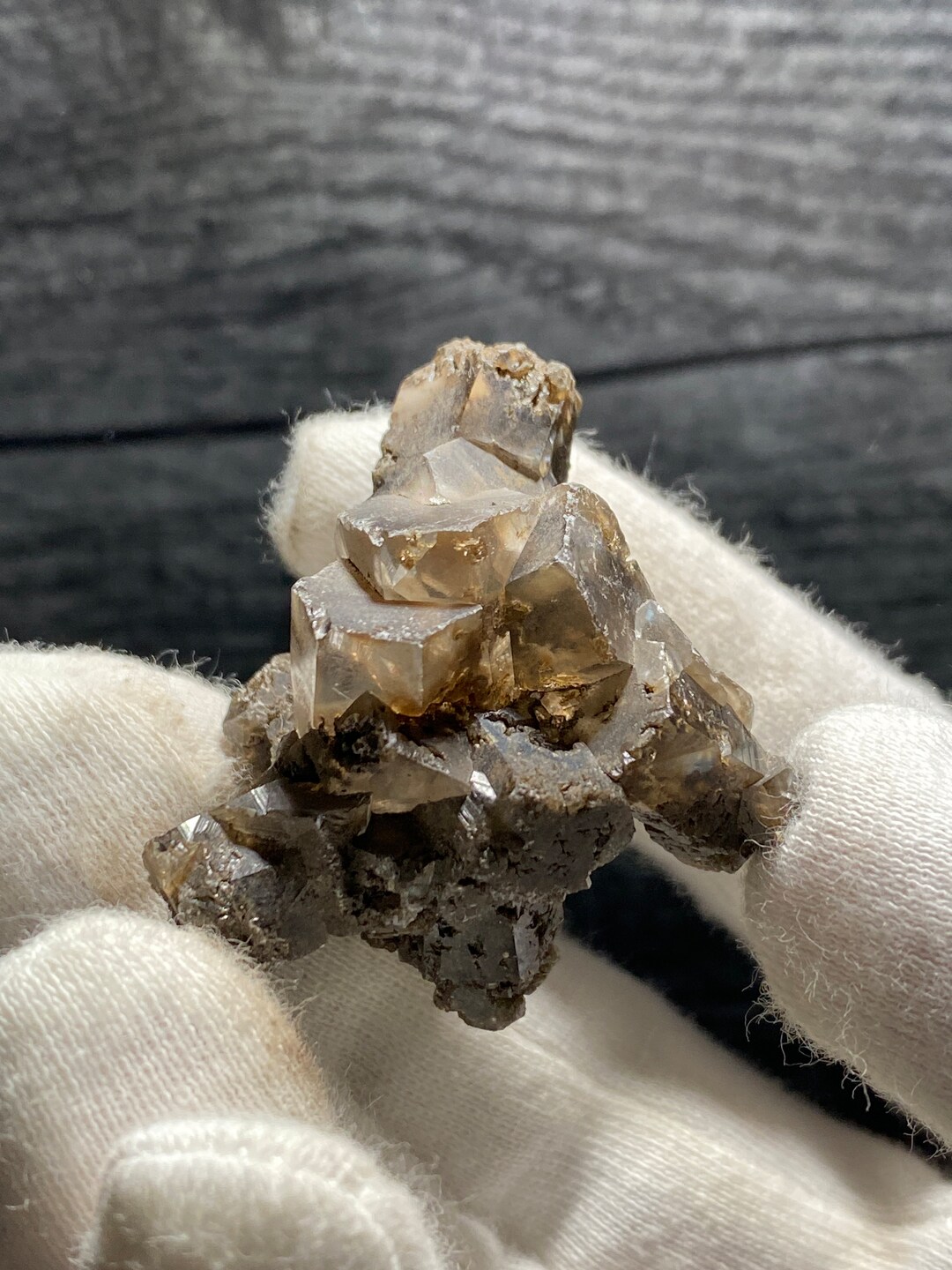 Rare Columnar Calcite Crystal With Aragonite & Pyrolusite Inclusions - Etsy
