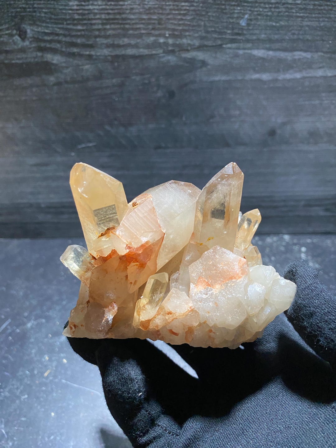 Yellow Quartz Golden Healer Cluster, Glassy Mineral Specimen - Etsy
