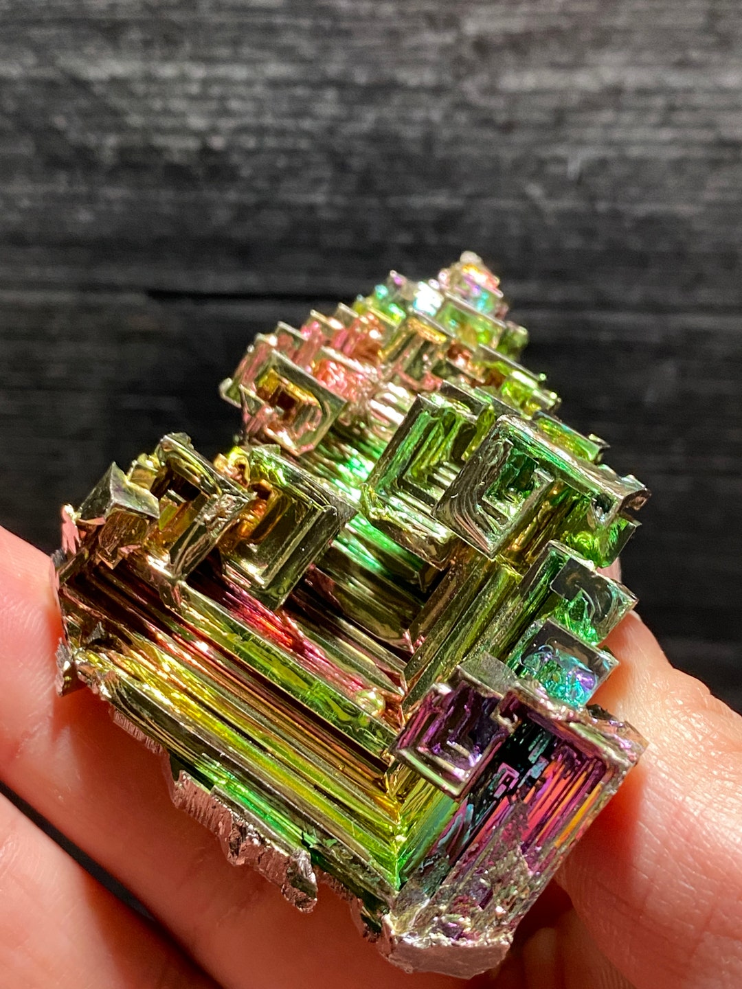 Beautiful Bismuth Rainbow Crystals With Very Nice Growth Pattern - Etsy