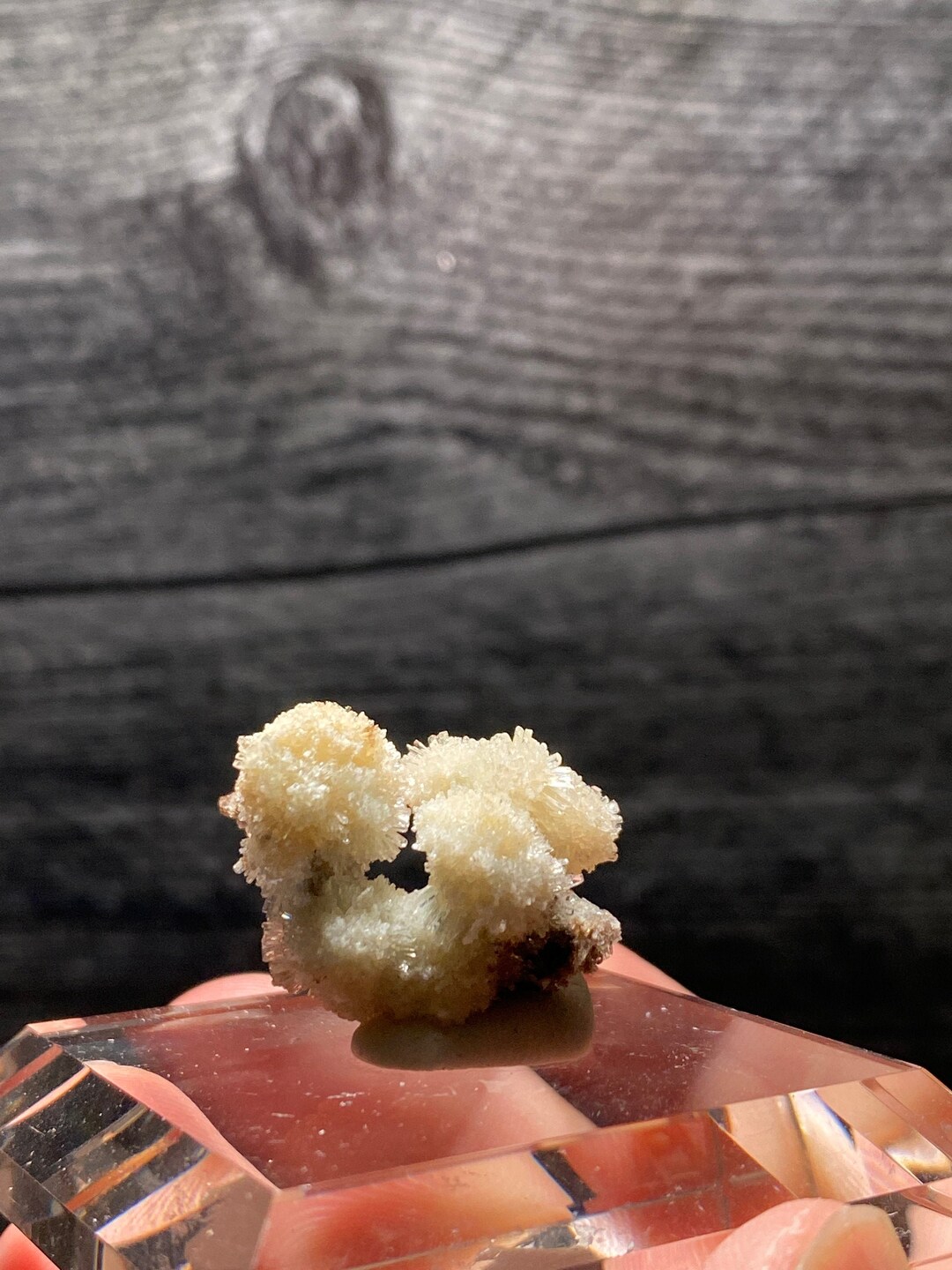 Brown Botryoidal Creedite Crystals on Matrix With Acicular Crystal ...