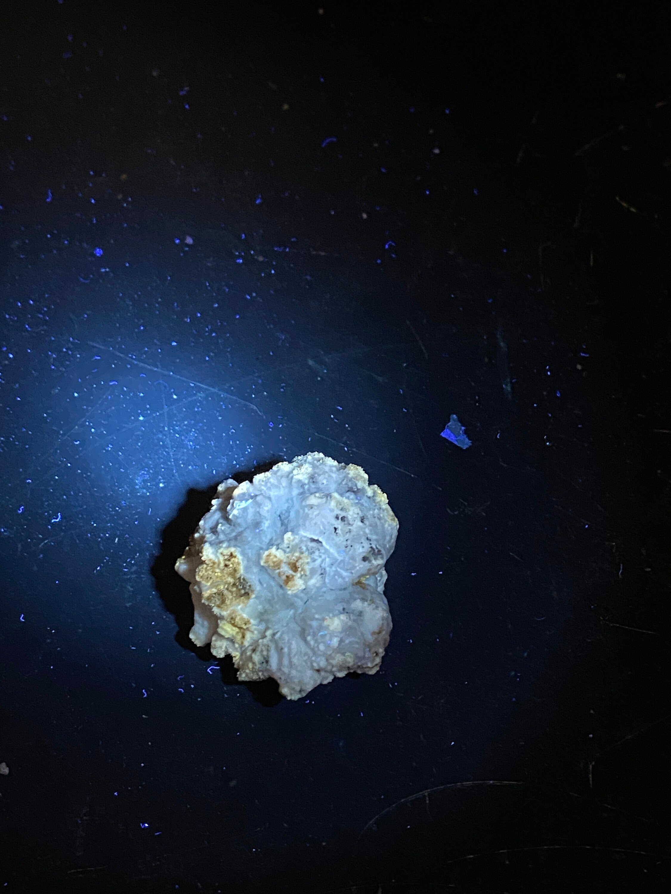 Beautiful Cave Popcorn Calcite With Gypsum Micro Crystals With Red ...