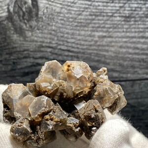 Rare Very Nice Columnar Hexagonal Calcite Shiny Crystal With Brown ...