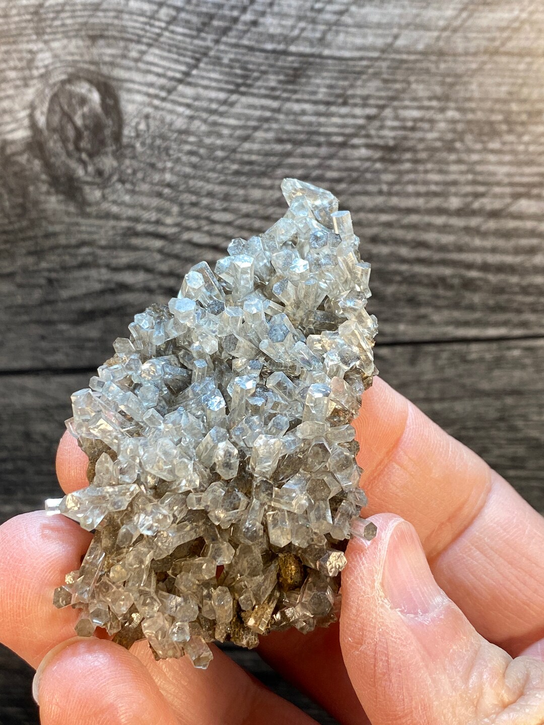 Stunning Clear Columnar Hexagonal Calcite Shiny Crystal - Etsy