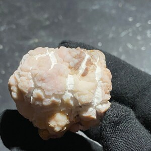 Beautiful Cave Popcorn Calcite With Gypsum Micro Crystals With Red ...
