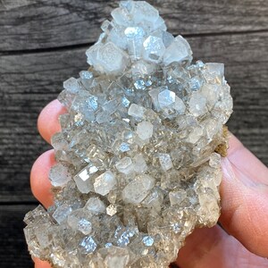 Columnar Calcite Crystal Clusters on Matrix | Hexagonal Clear Calcite ...