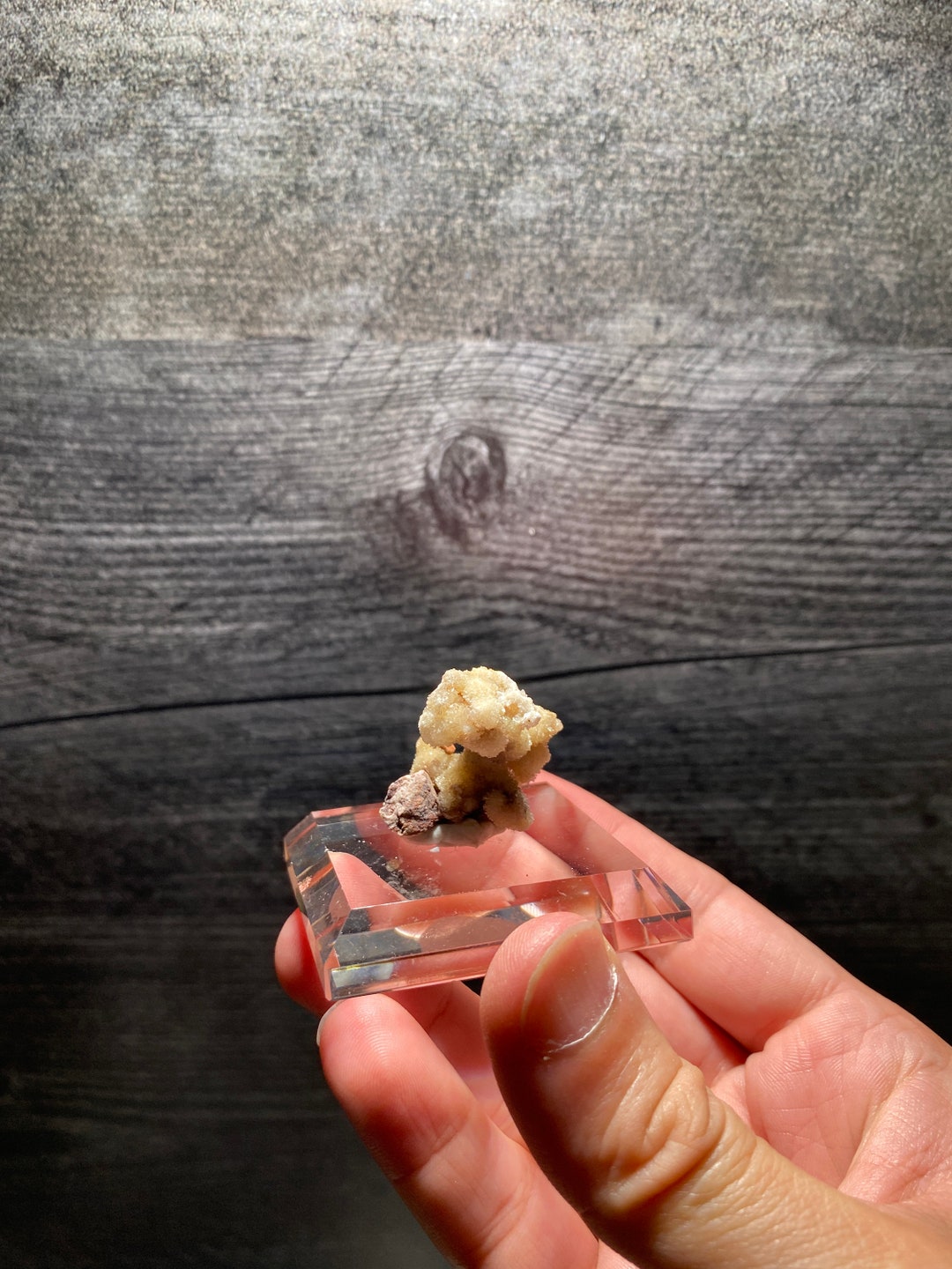 Brown Botryoidal Creedite Crystals on Matrix With Acicular Crystal ...