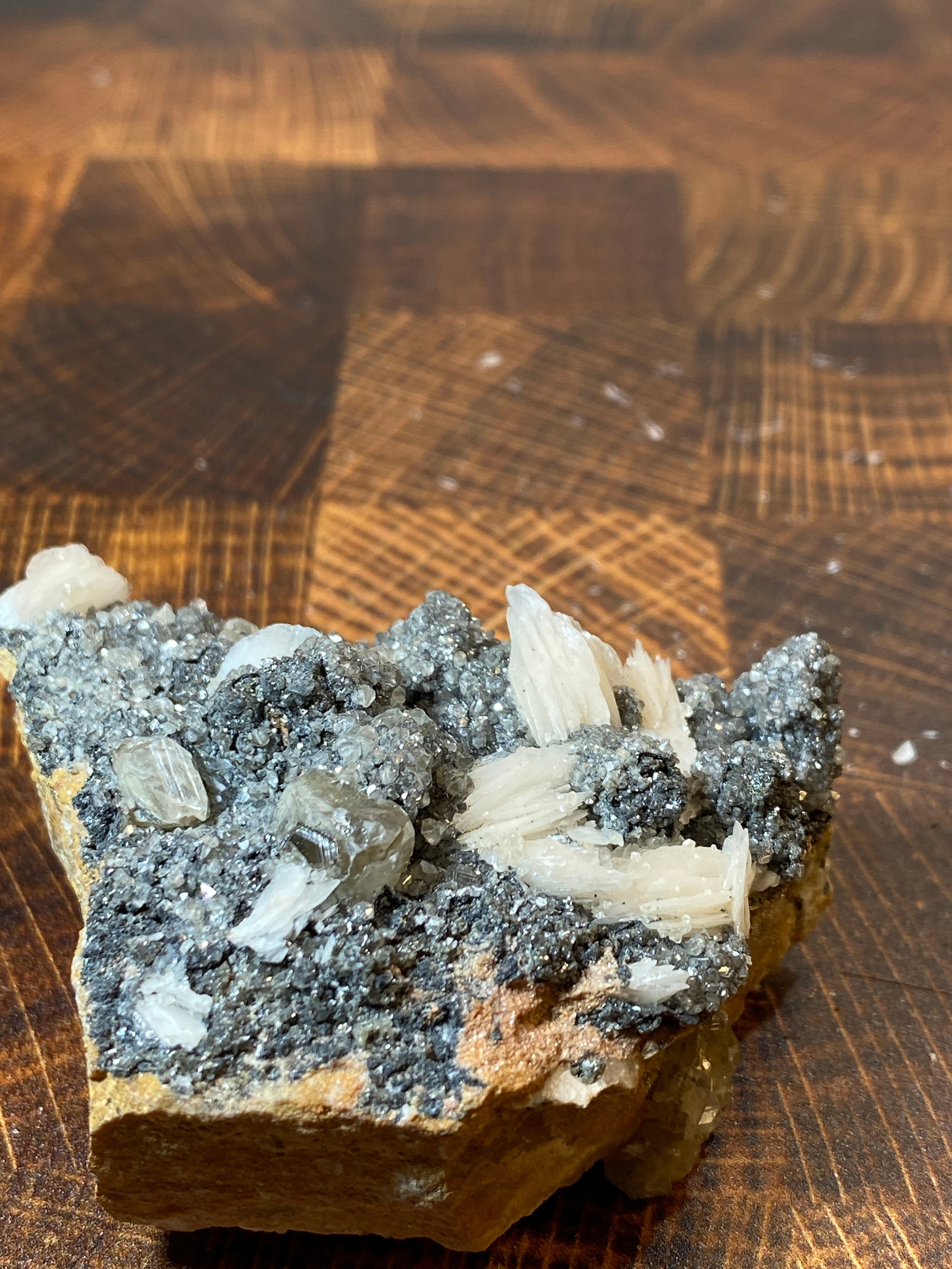 Beautiful Pink Barite Flowers With Cerussite Crystals And | Etsy