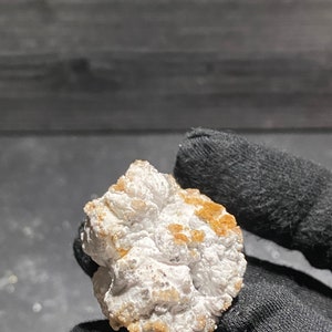 Beautiful Cave Popcorn Calcite With Gypsum Micro Crystals With Red ...