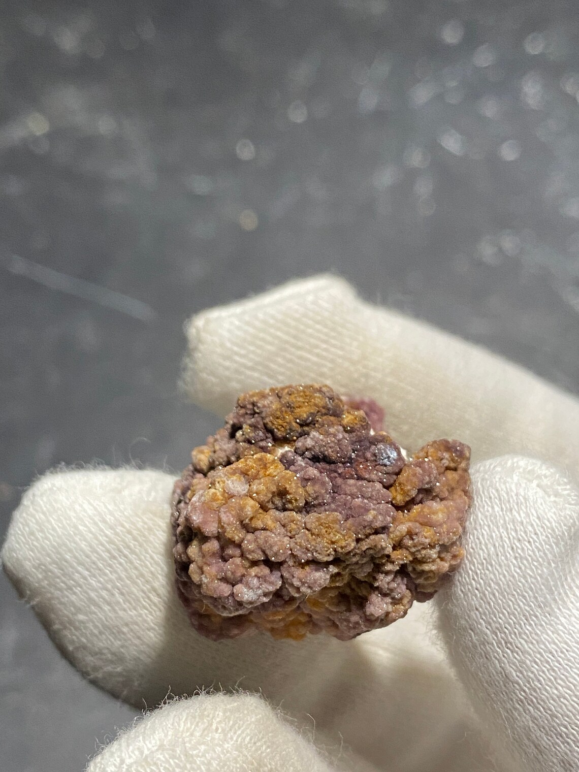 Cave Popcorn Calcite Mineral Specimen, Gypsum Crystals, Fluorescent ...