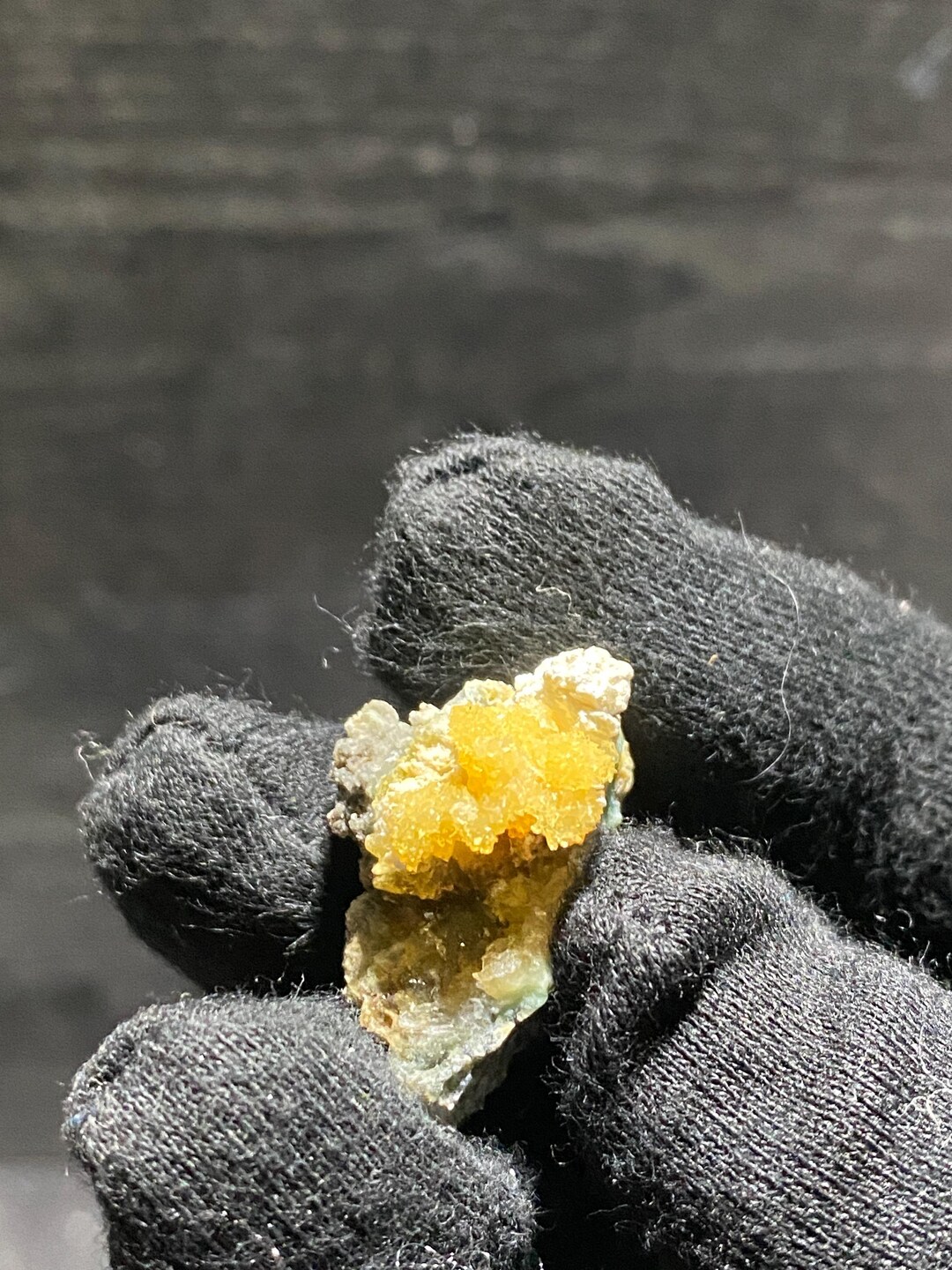 Fluoroaluminum Gypsum Mineral Specimen | Yellow Green Crystal, Guizhou ...