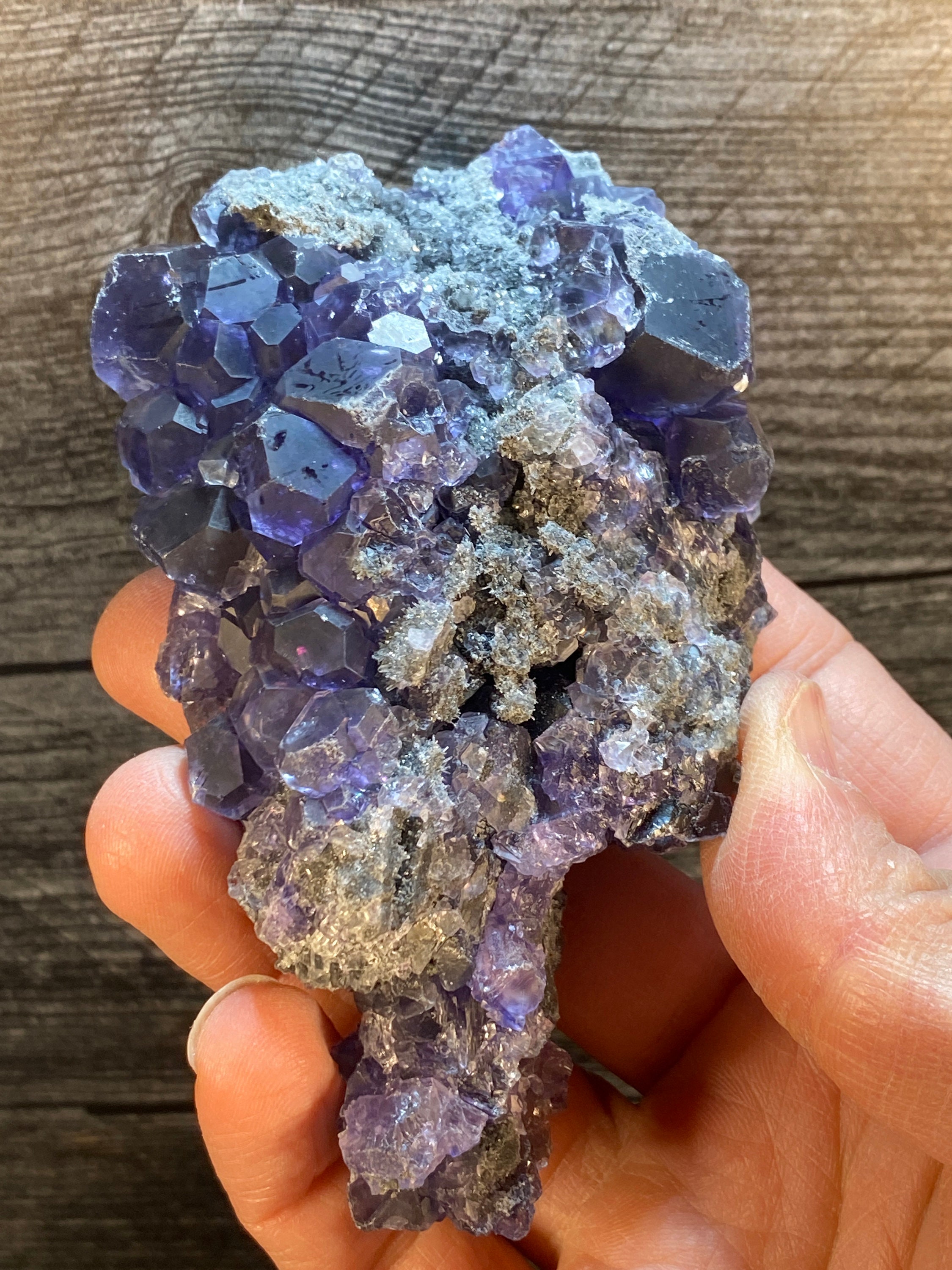 Really Nice Purple Tanzanite Colored Fluorite Crystals on - Etsy