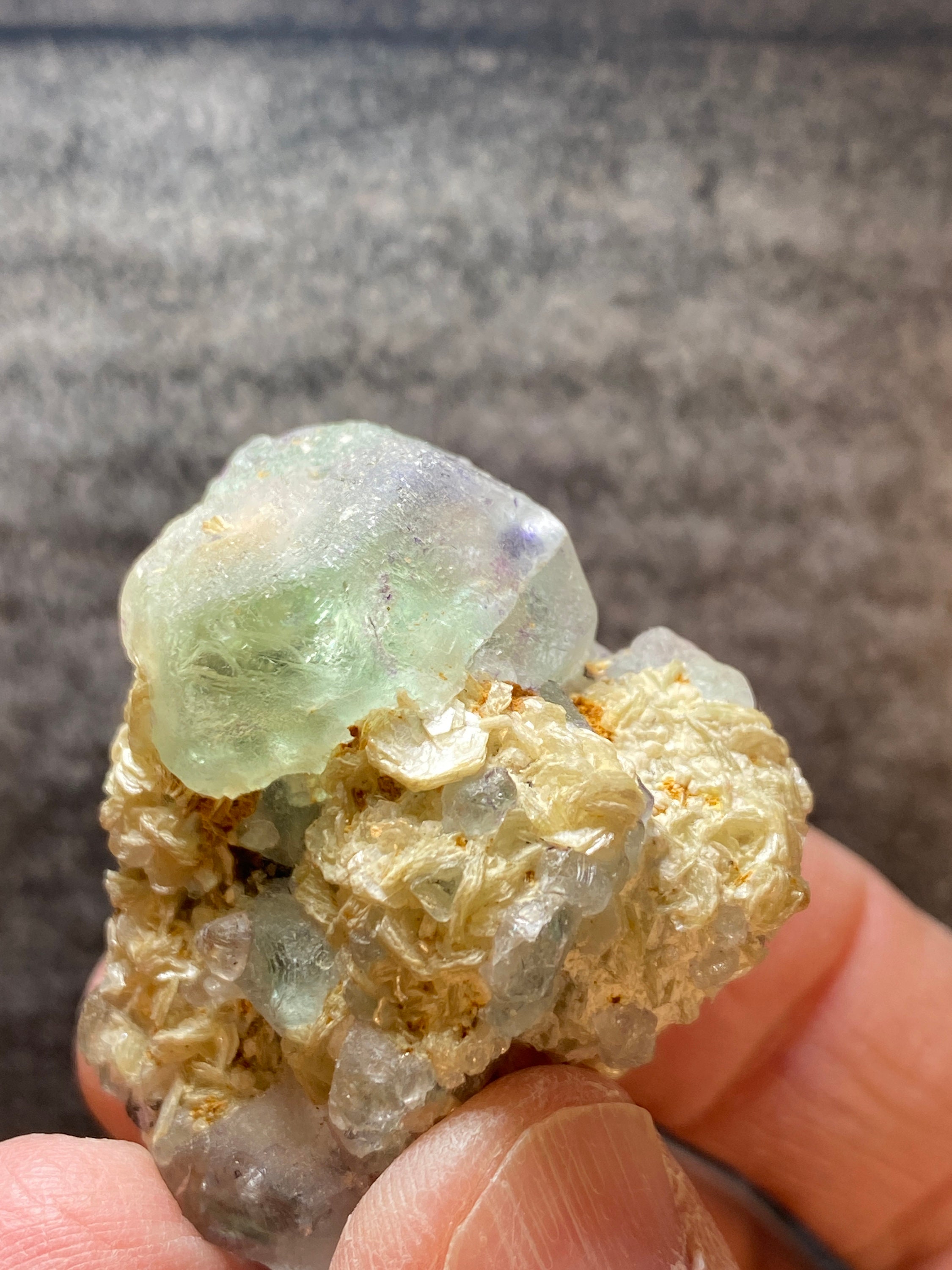 Namibian Green Fluorite on Feldspar | Mineral Specimens Lot - Etsy