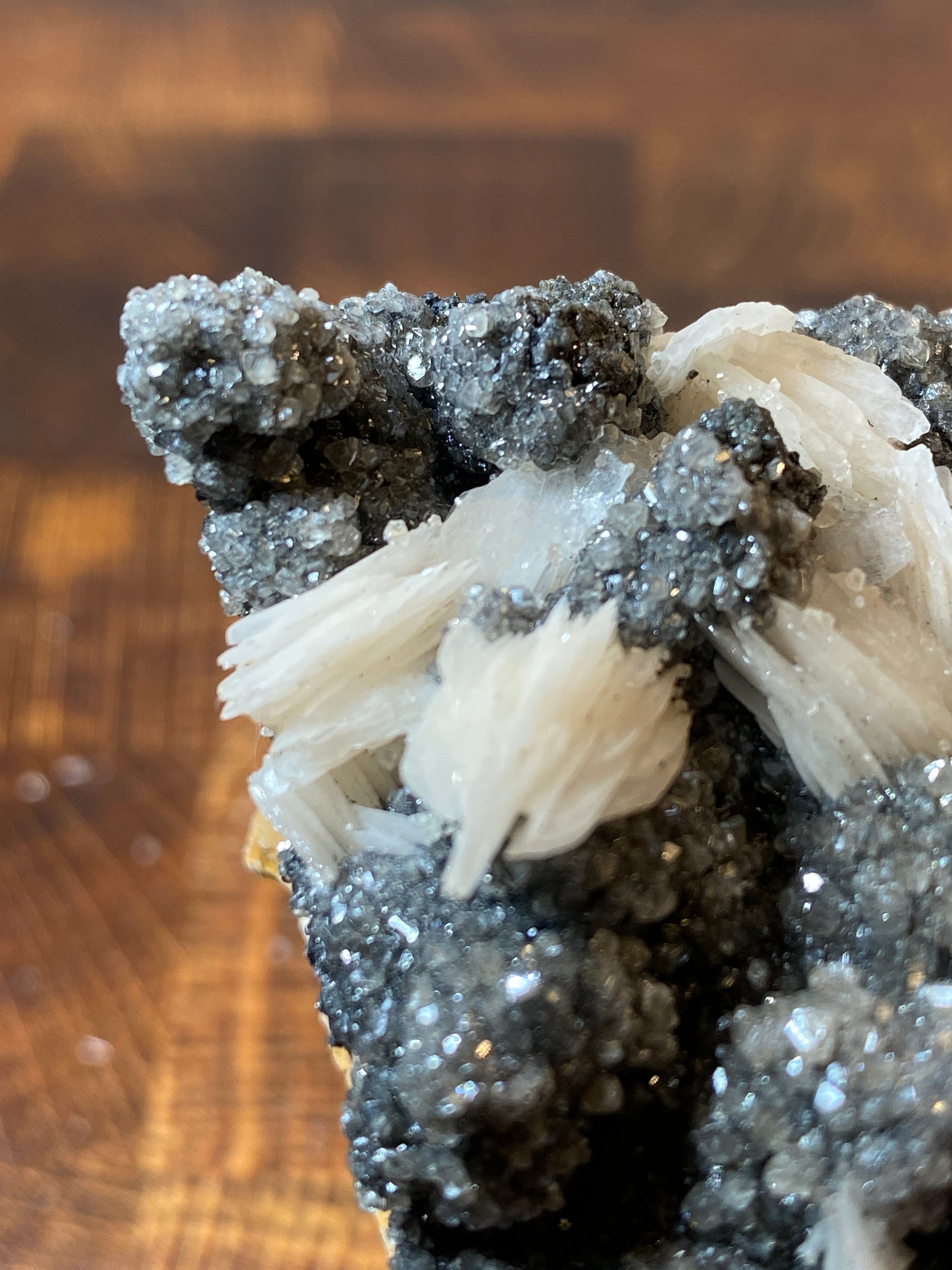 Beautiful Pink Barite Flowers With Cerussite Crystals And | Etsy