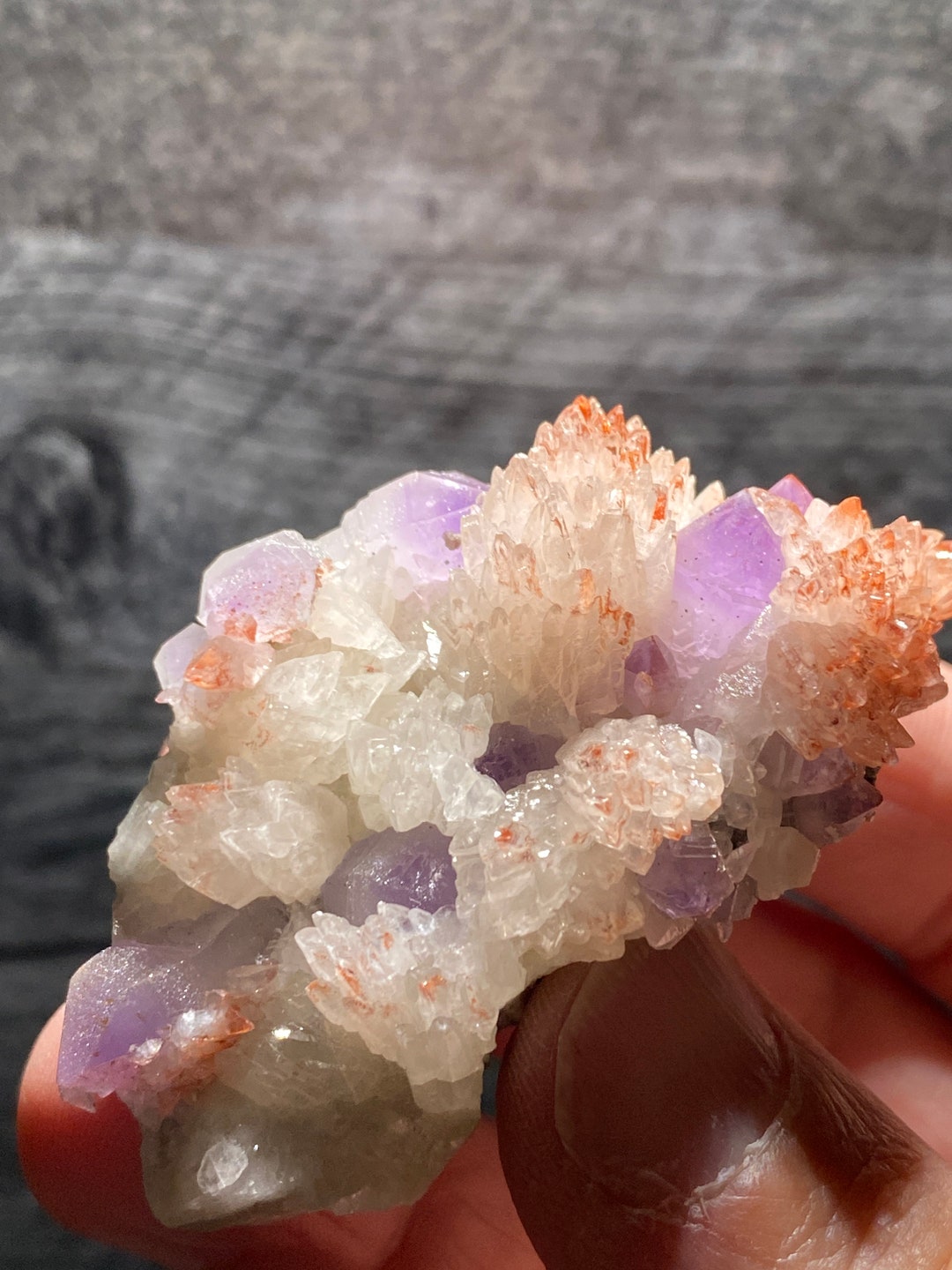 RARE Red Sugar Dragon Scale Calcite Crystal Clusters With Intense ...