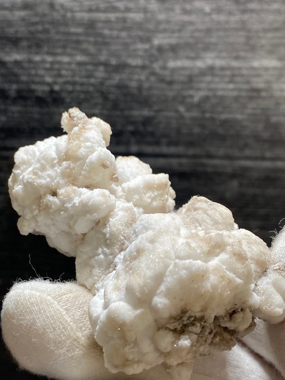 Beautiful Cave Popcorn Calcite With Gypsum Micro Crystals With Red ...