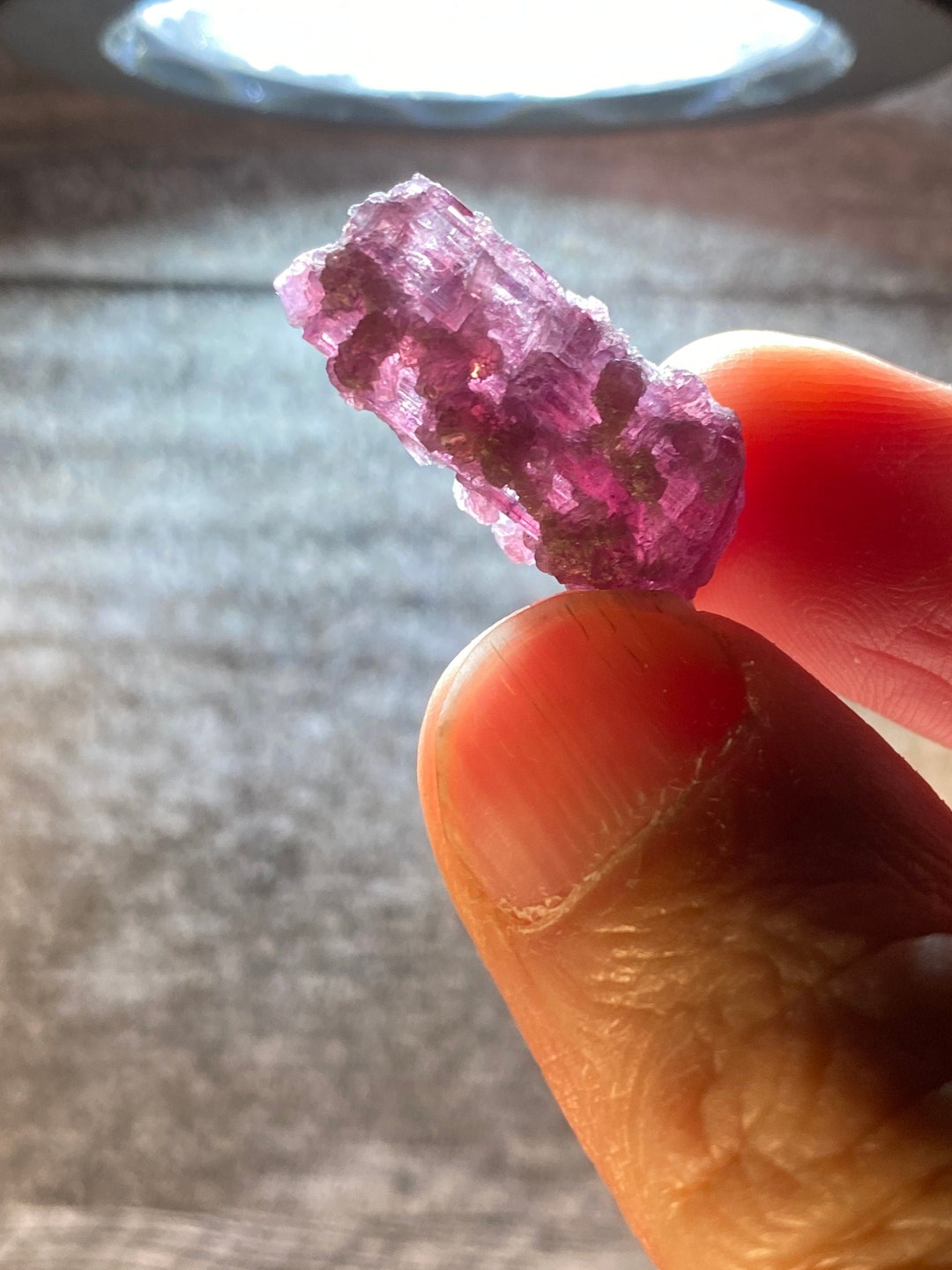 Rubellite Tourmaline With Lepidolite | Brazil Mineral Specimen, 5.4g - Etsy