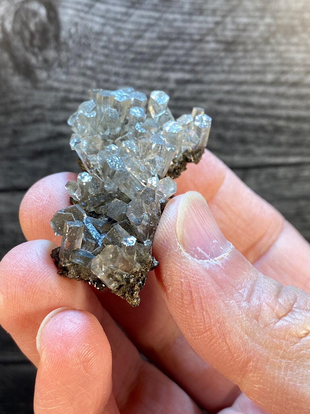 Stunning Clear Columnar Hexagonal Calcite Shiny Crystal - Etsy