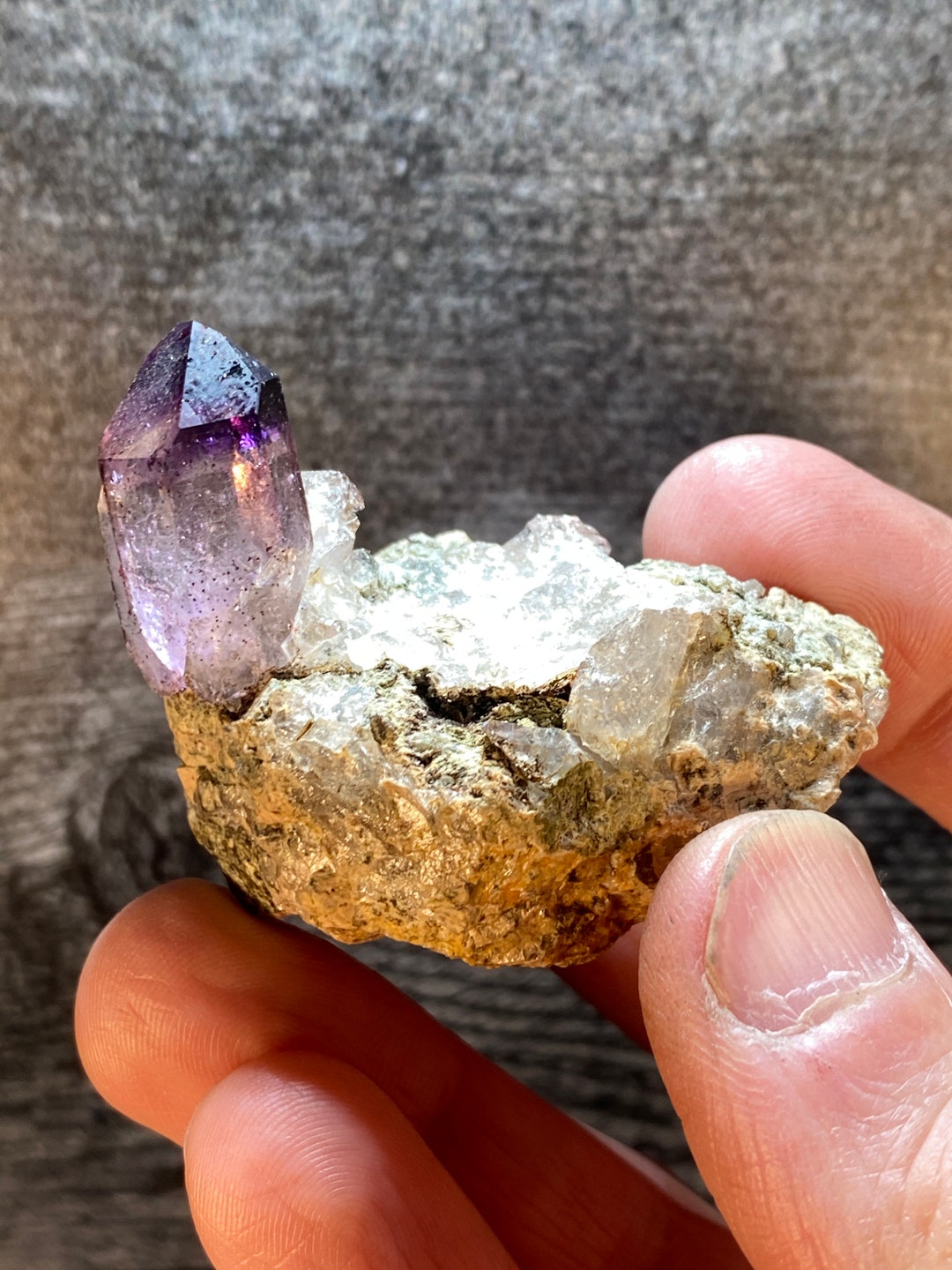 Quartz Var Amethyst Crystal Clusters on Matrix Mineral Specimens From ...