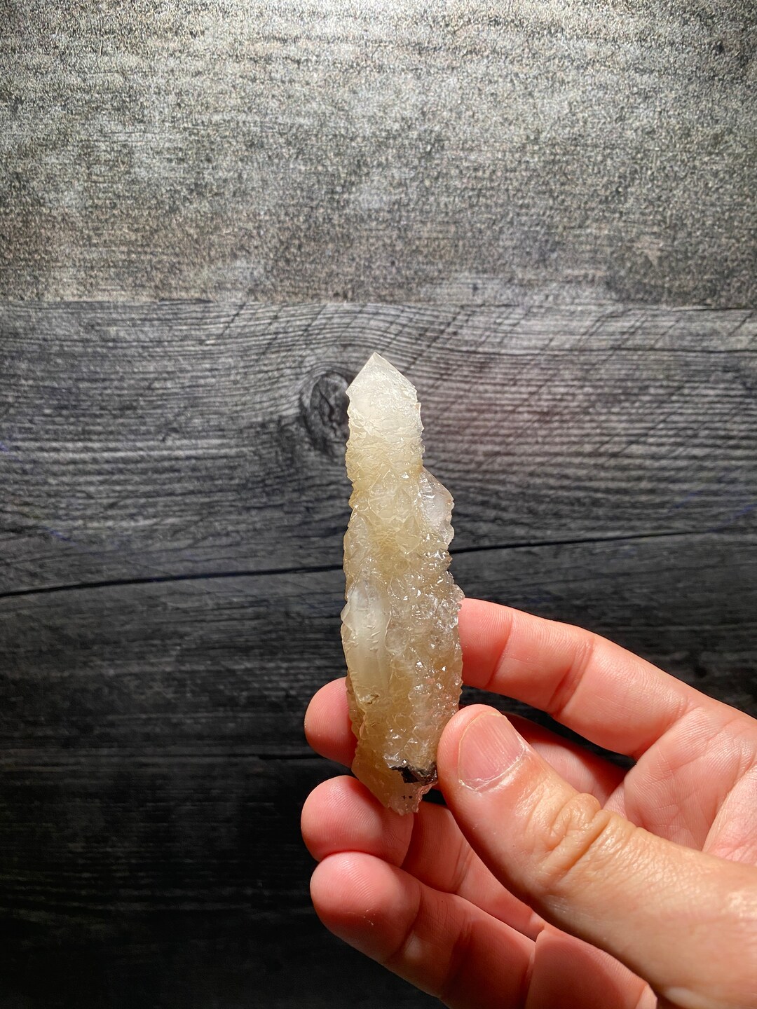 Elestial Quartz Crystal Scepter Like Point Clusters With Dolomite ...