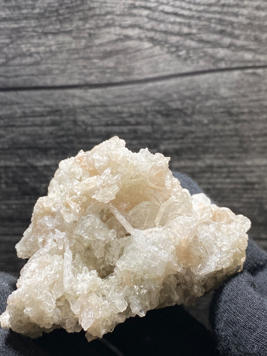 Apophyllite & Quartz Crystal Specimen on Matrix, Hubei China - Etsy