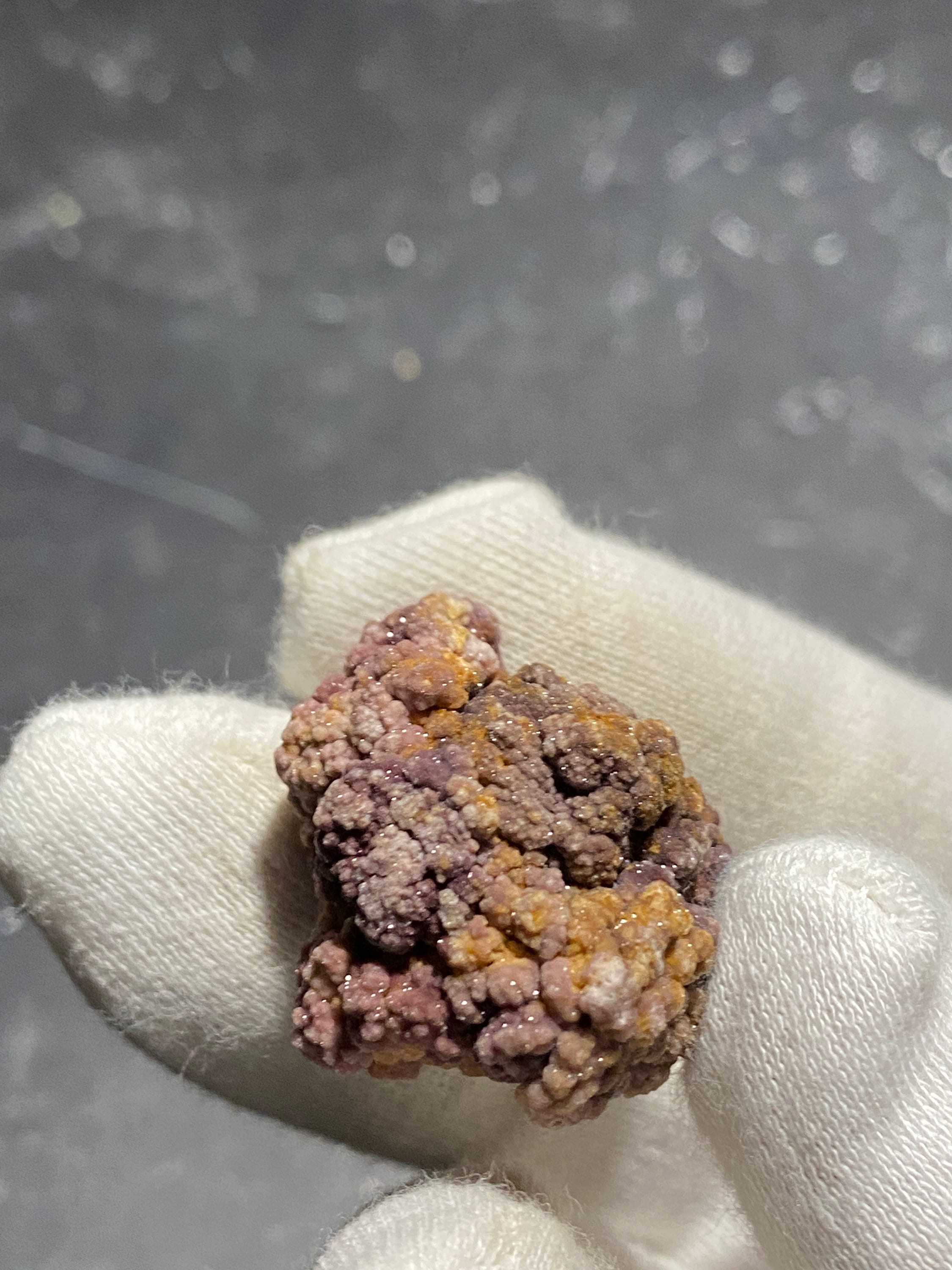 Cave Popcorn Calcite Mineral Specimen, Gypsum Crystals, Fluorescent ...