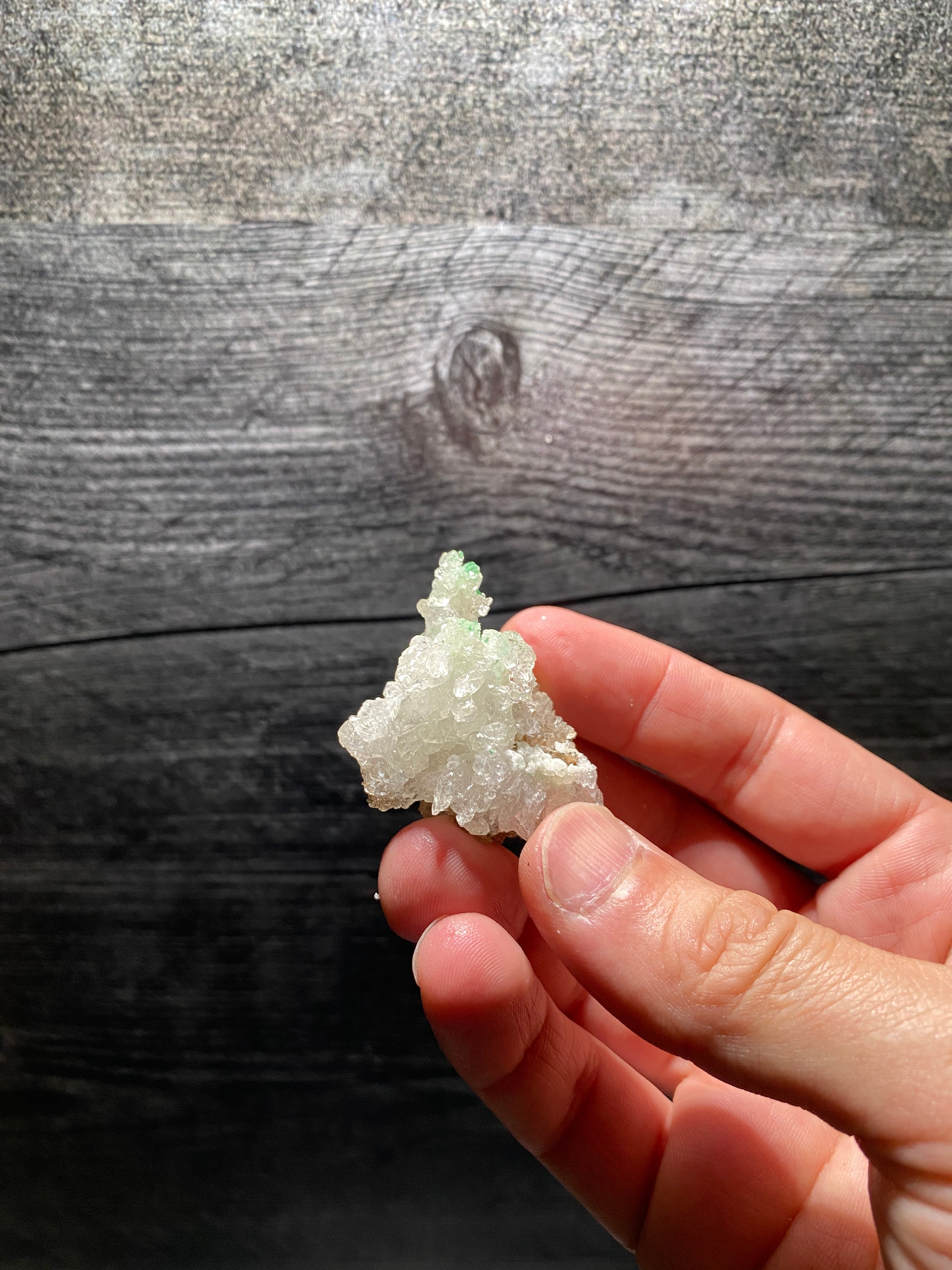 Green Gypsum Crystals