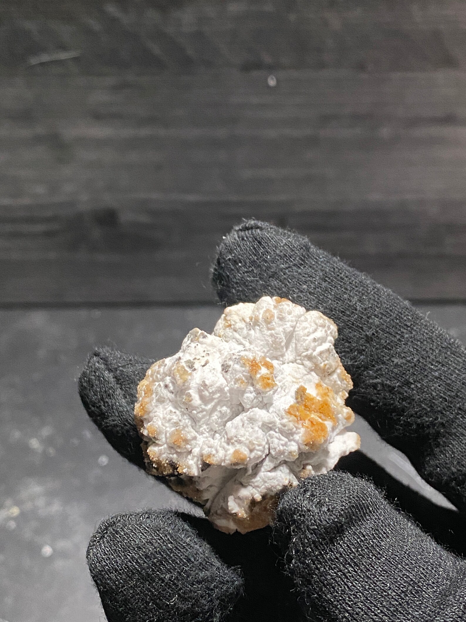 Beautiful Cave Popcorn Calcite With Gypsum Micro Crystals With Red ...