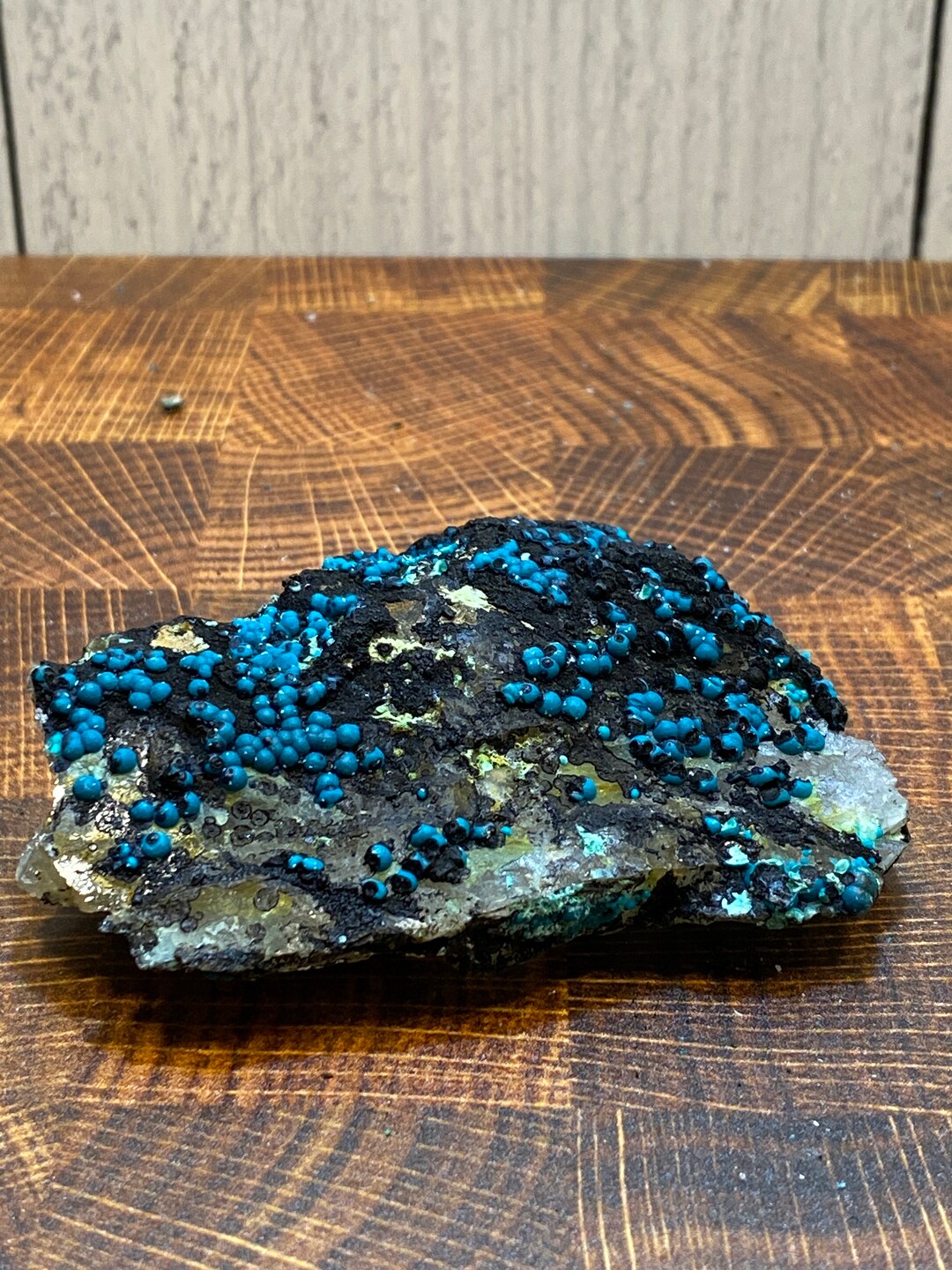 RARE Tentadora Mine Quartz Crystal Covered in Amazing Chrysocolla ...