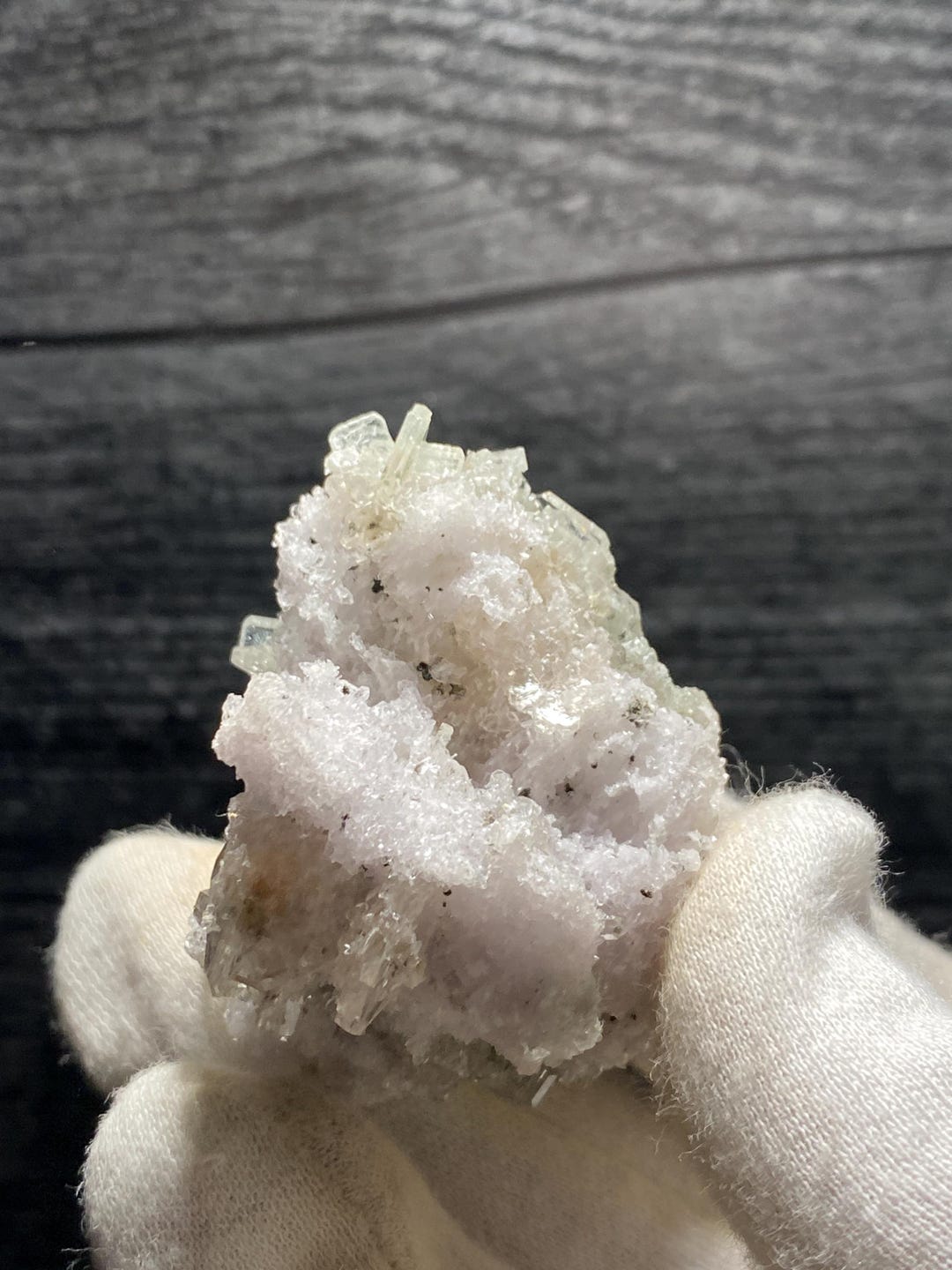 Apophyllite & Quartz Crystal Mineral Specimen, Hubei China - Etsy