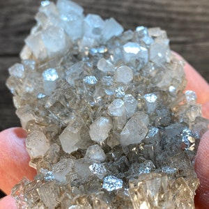 Columnar Calcite Crystal Clusters on Matrix | Hexagonal Clear Calcite ...