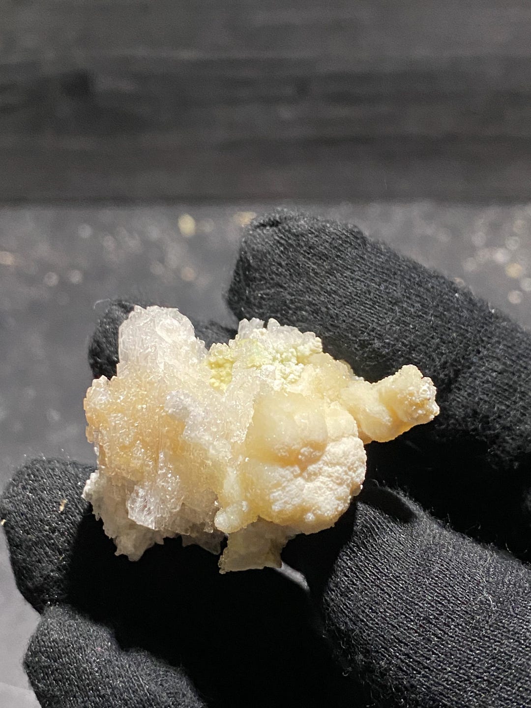 Rare Yellow Fluoroaluminum Gypsum & Popcorn Calcite | Aluminum Gypsum ...